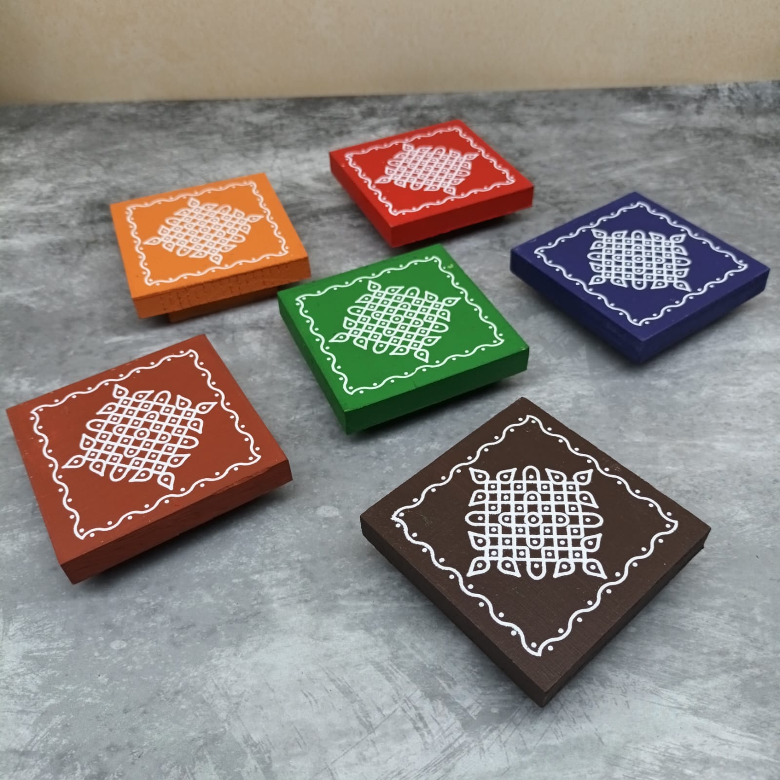 Kolam Manai - Set of 6 Pcs - KM01 – Decor Duniya