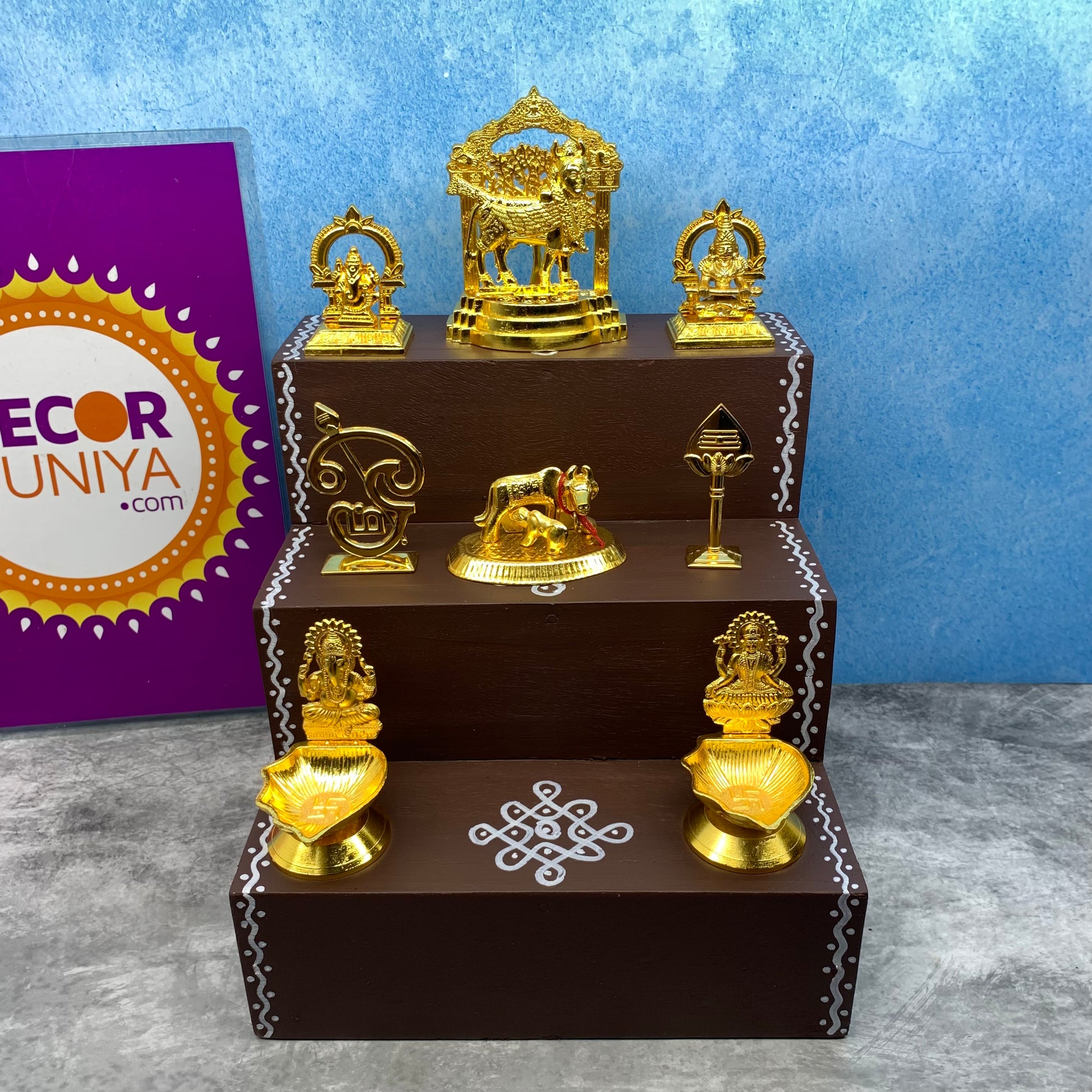 3 Steps Mini Golu Padi with idols - MS13 – Decor Duniya