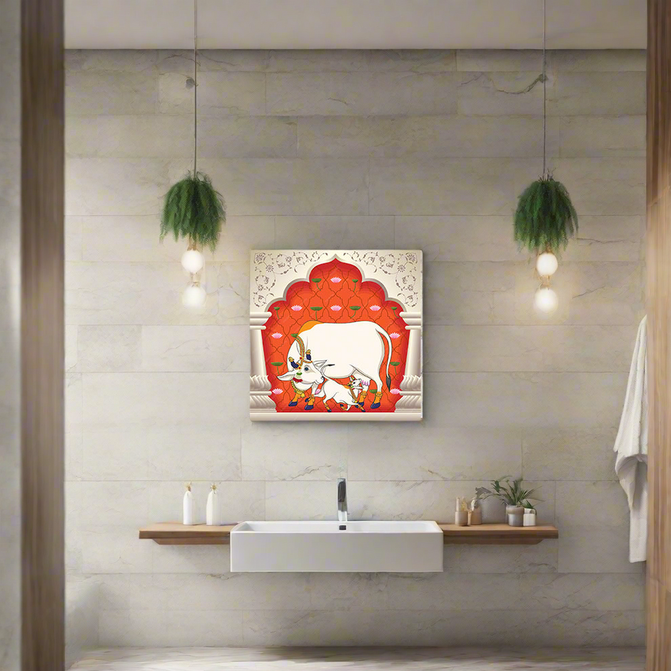 Wooden Kolam Manai – Decor Duniya