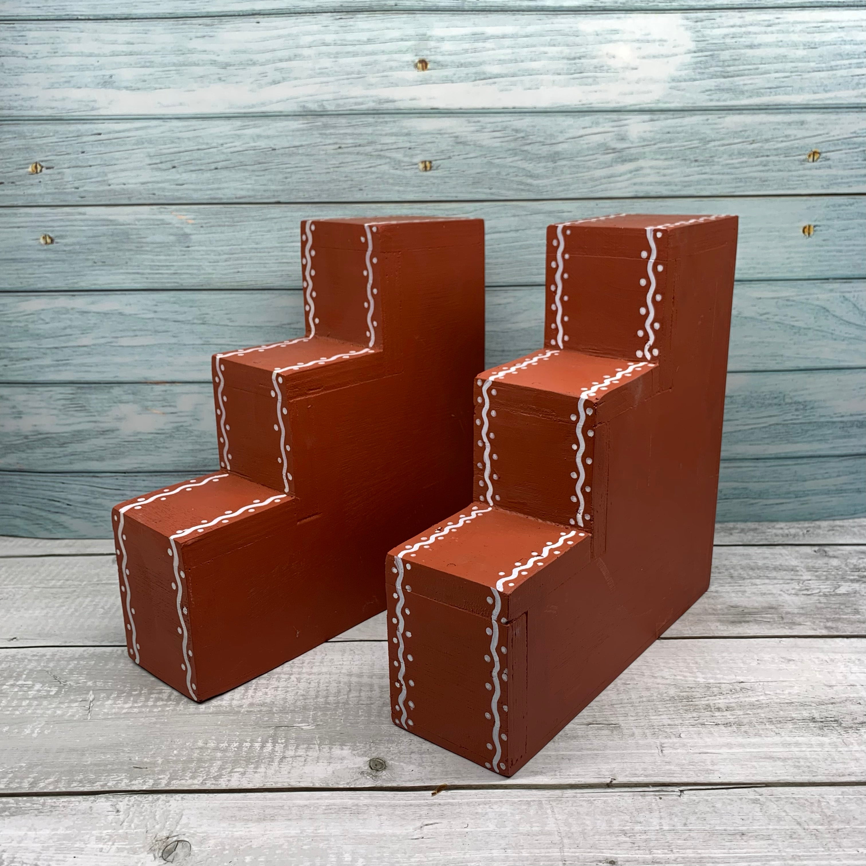 3 Step Diya Stand - Vilakku Padi - DS01 – Decor Duniya